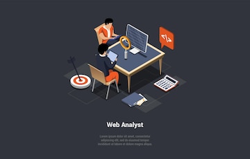 Premium Vector | Concept Of Testing Data Analysis And Debugging Web ...