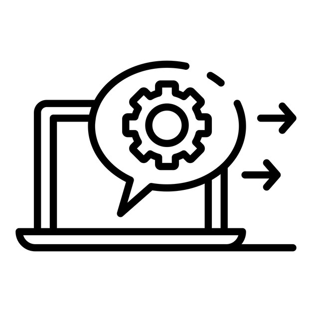 Premium Vector | Configure server connection icon outline configure ... Premium Vector | Configure server connection icon outline configure ...