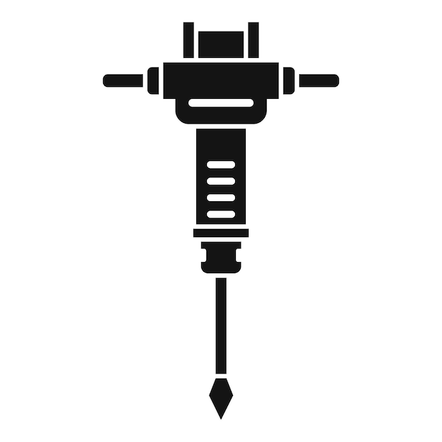 Premium Vector | Construction hammer drill icon simple illustration of ... Premium Vector | Construction hammer drill icon simple illustration of ...
