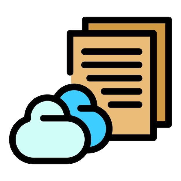 Premium Vector | Content data cloud icon outline content data cloud ... Premium Vector | Content data cloud icon outline content data cloud ...