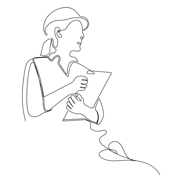 Premium Vector | Continuous single line drawing labor day concept one ... Premium Vector | Continuous single line drawing labor day concept one ...