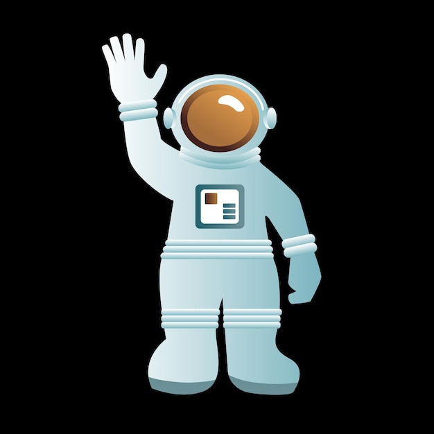 Premium Vector | Cosmonaut astronaut exploring outer space Premium Vector | Cosmonaut astronaut exploring outer space