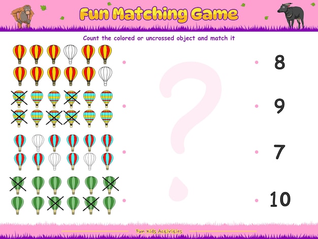Premium Vector Count The Colored Or Uncrossed Objects Part Two