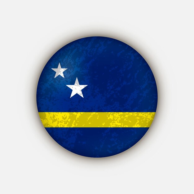 Premium Vector | Country Curacao Curacao flag Vector illustration Premium Vector | Country Curacao Curacao flag Vector illustration