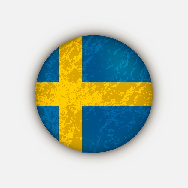 Premium Vector | Country sweden sweden flag vector illustration Premium Vector | Country sweden sweden flag vector illustration
