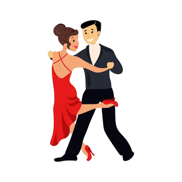 Premium Vector Couple Dance Illustration