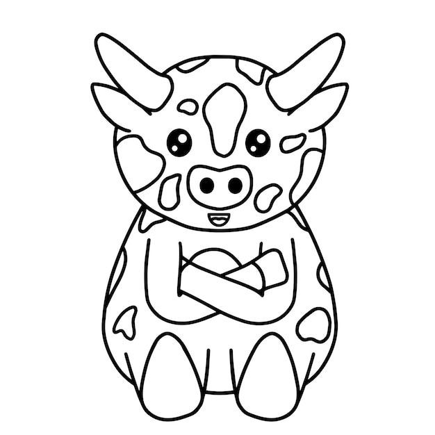 Premium Vector | Cow face expressions emotions vector art Premium Vector | Cow face expressions emotions vector art