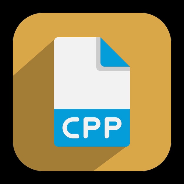 Premium Vector | Cpp document flat icons format extension file type ... Premium Vector | Cpp document flat icons format extension file type ...