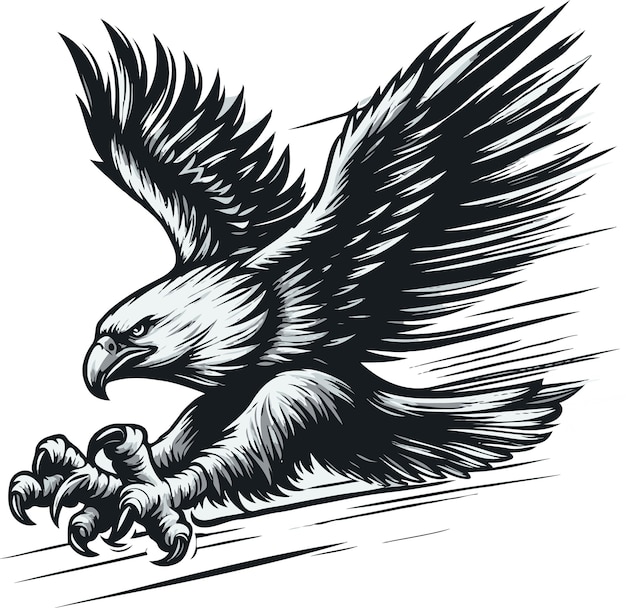 Premium Vector | Create a dynamic vector of an eagle swooping down to ... Premium Vector | Create a dynamic vector of an eagle swooping down to ...