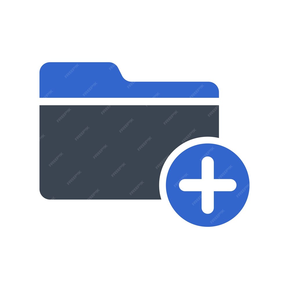 Premium Vector | Create folder icon Premium Vector | Create folder icon