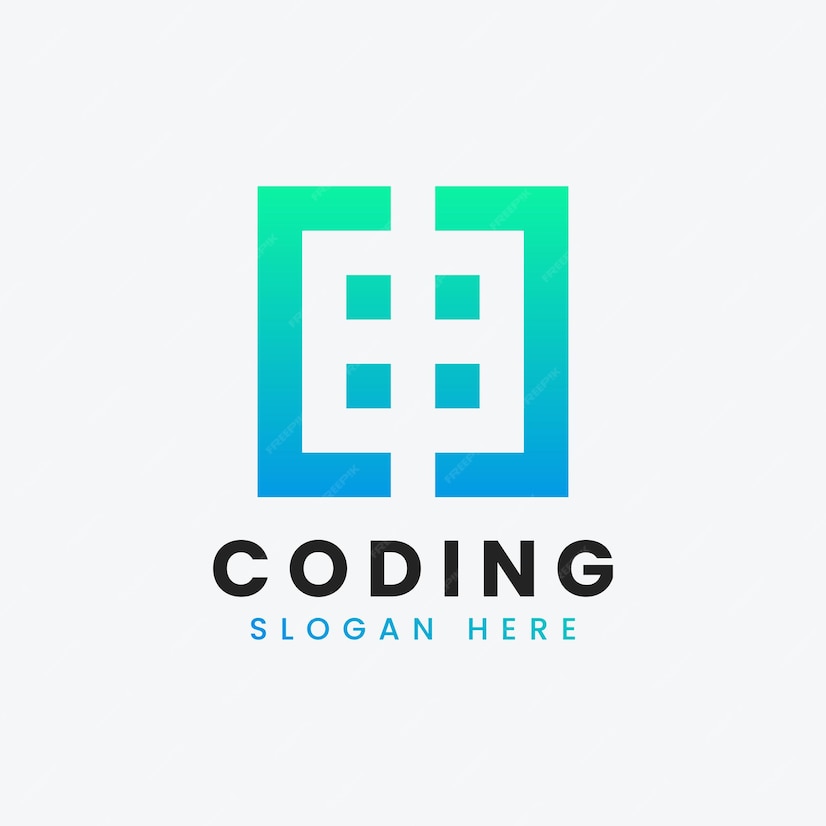Premium Vector | Creative abstract modern programming coding logo ...