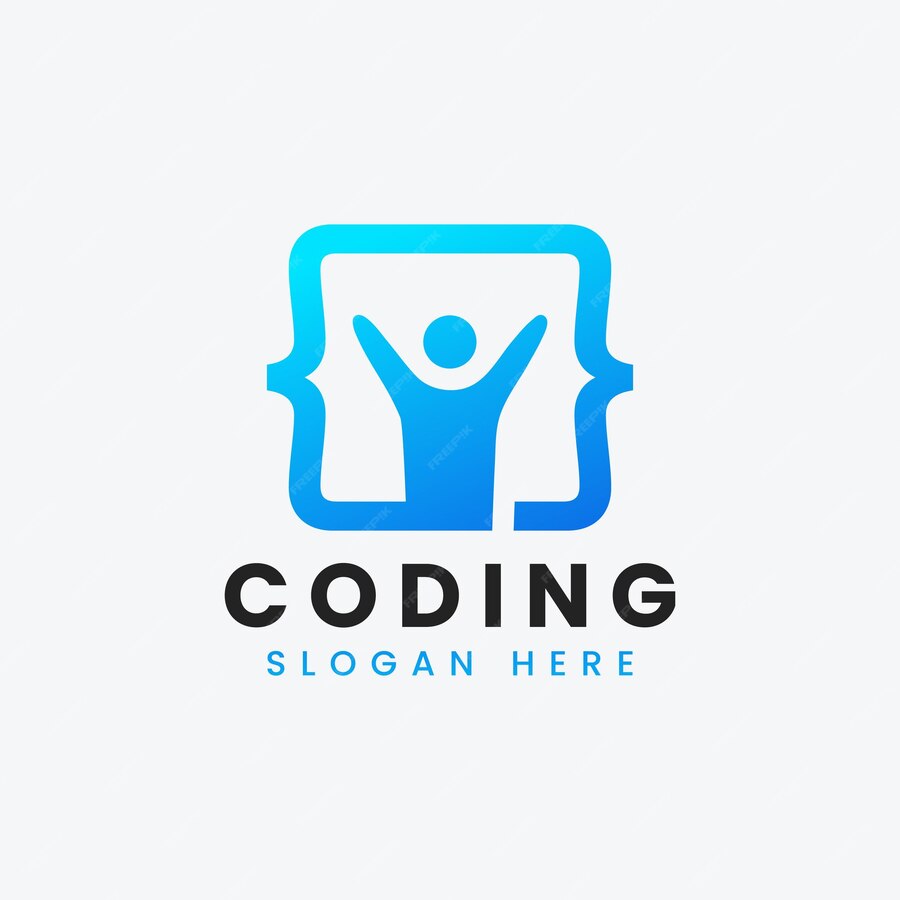 Premium Vector | Creative abstract modern programming coding logo ...
