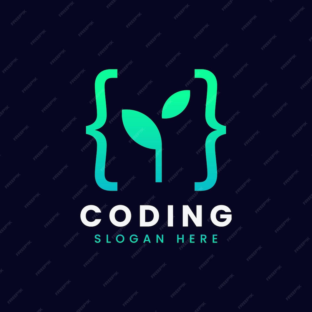 Premium Vector Creative Abstract Modern Programming Coding Logo