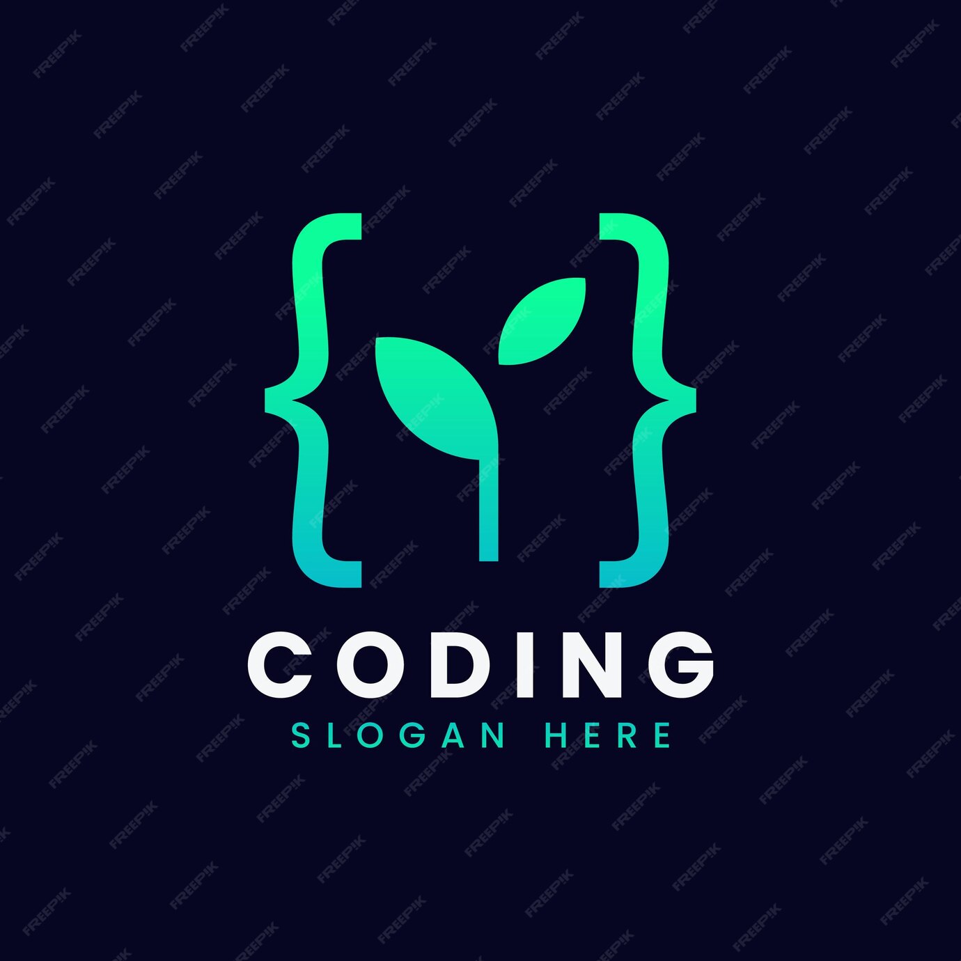 Premium Vector | Creative abstract modern programming coding logo ...