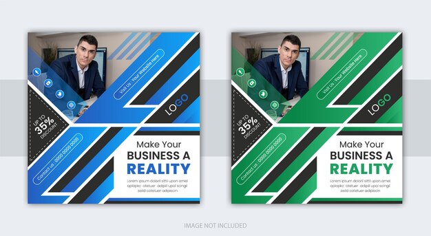 Premium Vector | Creative business social media post design Premium Vector | Creative business social media post design
