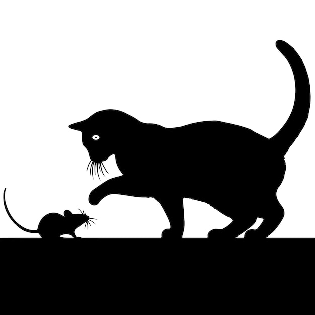 Premium Vector | Creative cat Vector silhouette easy to use Premium Vector | Creative cat Vector silhouette easy to use