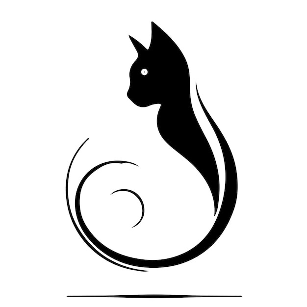 Premium Vector | Creative cat Vector silhouette easy to use Premium Vector | Creative cat Vector silhouette easy to use