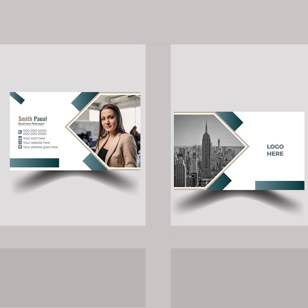 Premium Vector | Creative and Professional Business Card Premium Vector | Creative and Professional Business Card