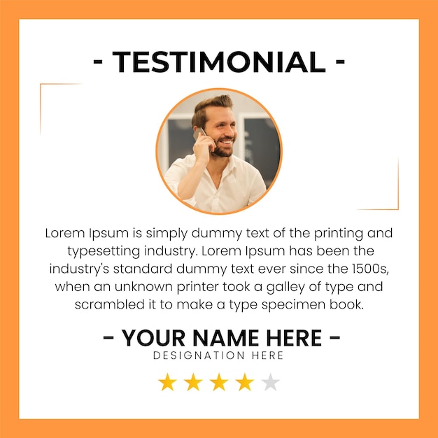 Premium Vector | Creative testimonial quote infographic template quote ... Premium Vector | Creative testimonial quote infographic template quote ...