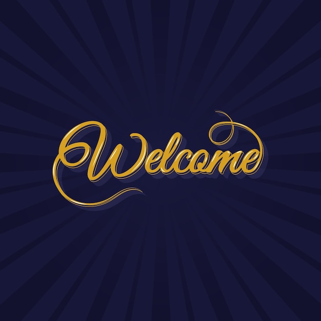 Premium Vector | Creative welcome banner design Premium Vector | Creative welcome banner design