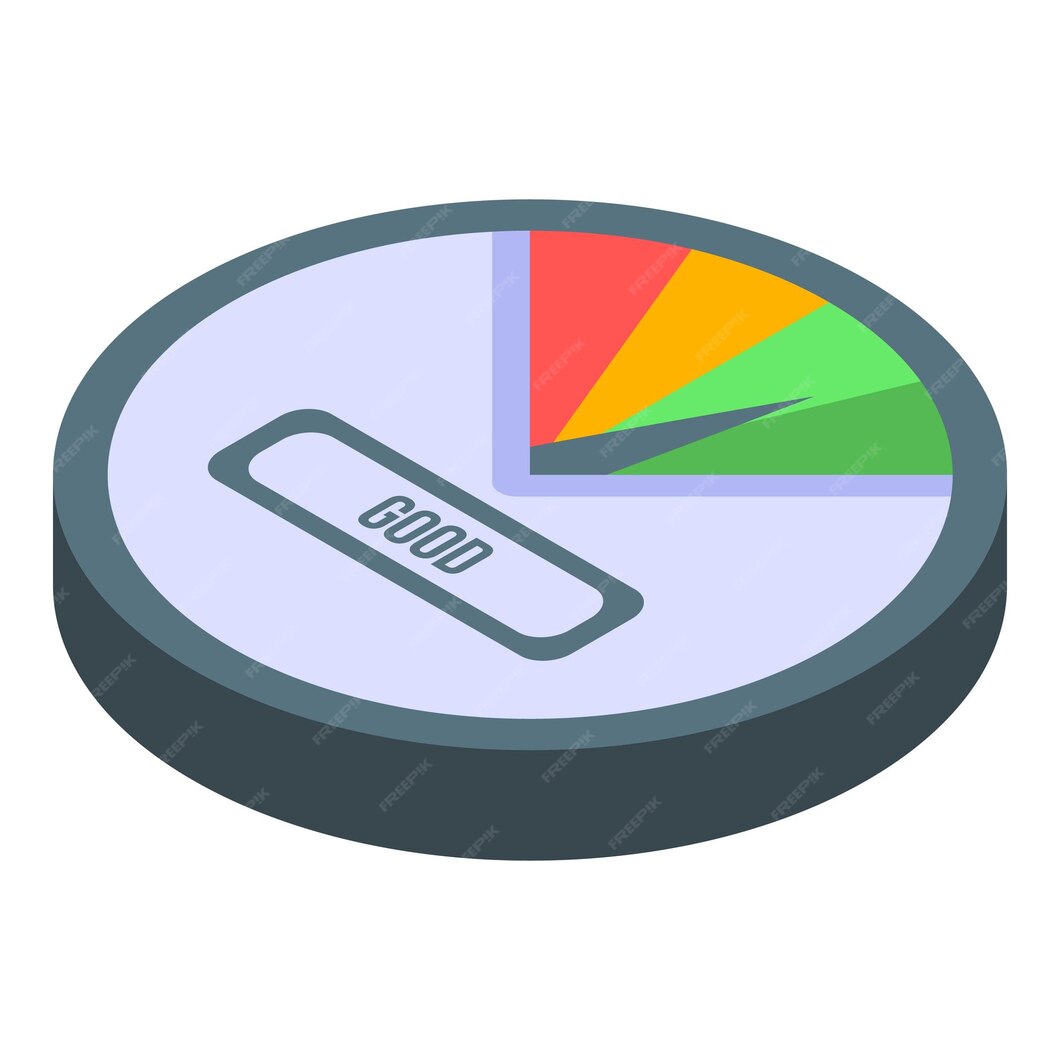 Premium Vector | Credit score scale icon Isometric of credit score ... Premium Vector | Credit score scale icon Isometric of credit score ...