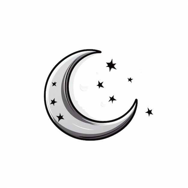 Premium Vector | Crescent moon cartoon vector Premium Vector | Crescent moon cartoon vector