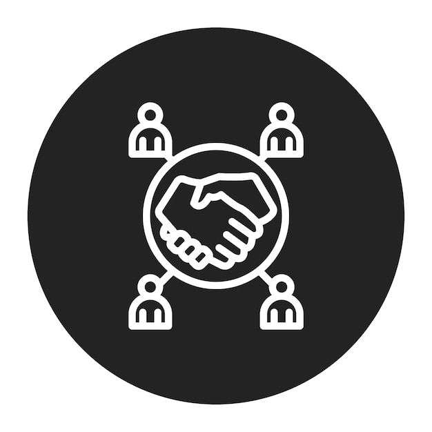 Premium Vector | Cross Functional Collaboration icon vector image Can ... Premium Vector | Cross Functional Collaboration icon vector image Can ...