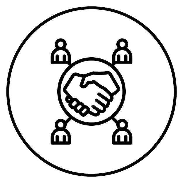 Premium Vector | Cross Functional Collaboration icon vector image Can ... Premium Vector | Cross Functional Collaboration icon vector image Can ...