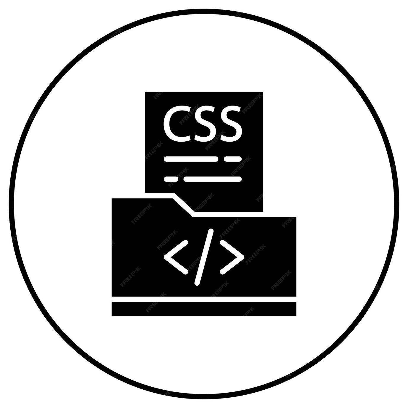 Premium Vector | CSS File icon vector image Can be used for Coding and Development