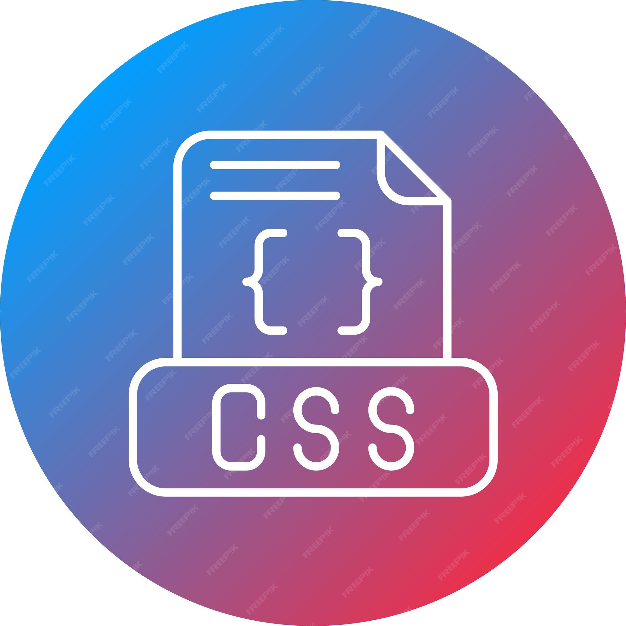 Premium Vector | Css file icon vector image can be used for computer programming