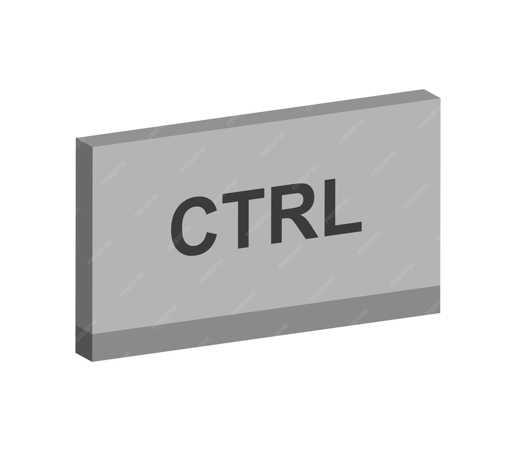 Premium Vector | Ctrl button Premium Vector | Ctrl button