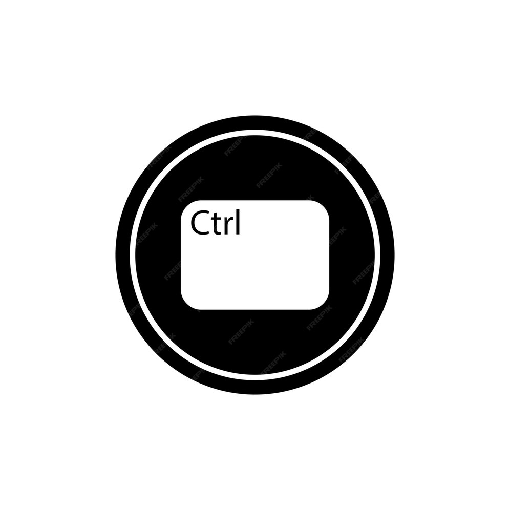 Premium Vector | Ctrl key icon vector template illustration logo design Premium Vector | Ctrl key icon vector template illustration logo design