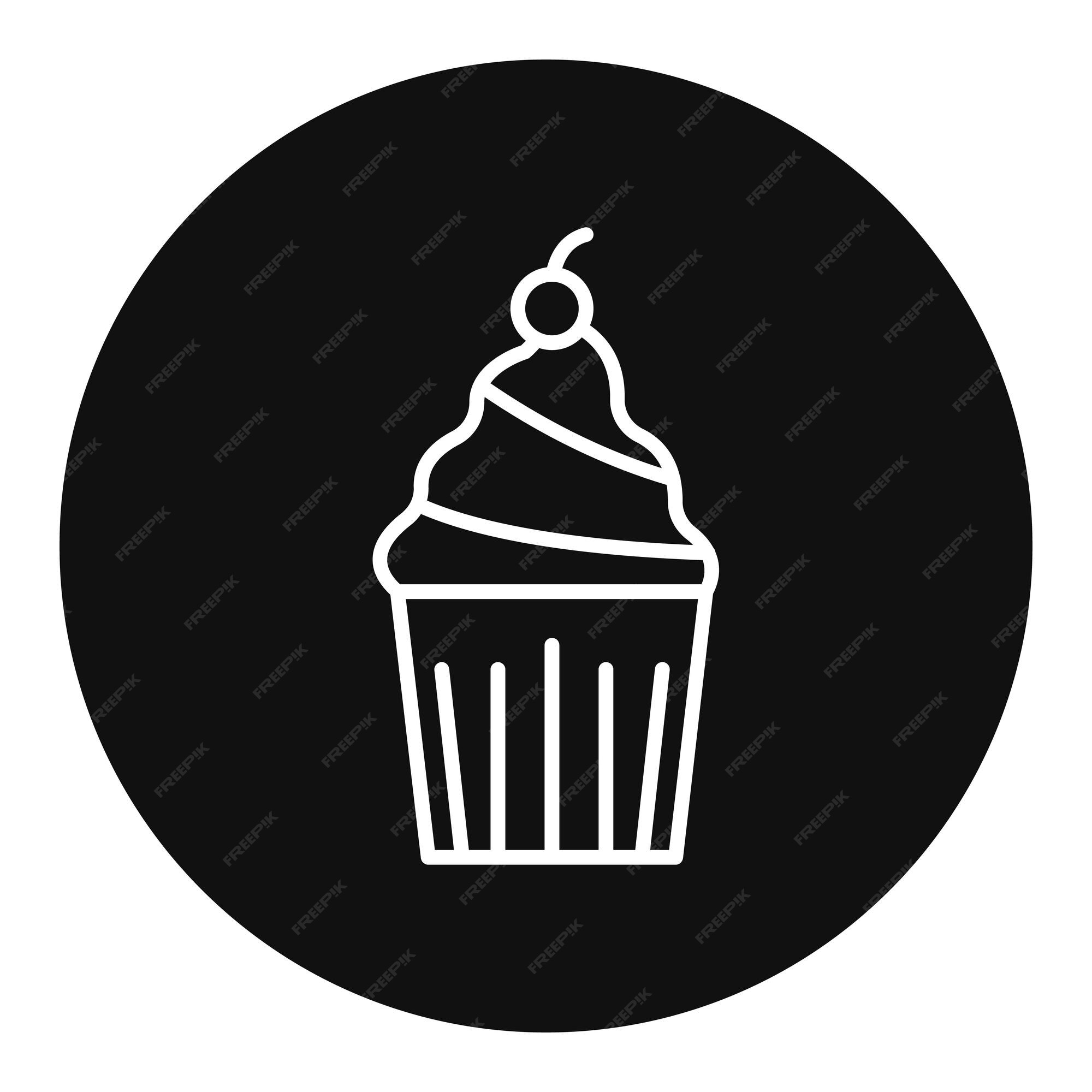 Premium Vector Cupcake Vector Illustration