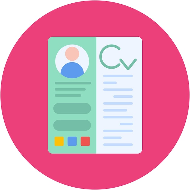 Premium Vector | Curriculum Vitae Vector Illustration Style Premium Vector | Curriculum Vitae Vector Illustration Style