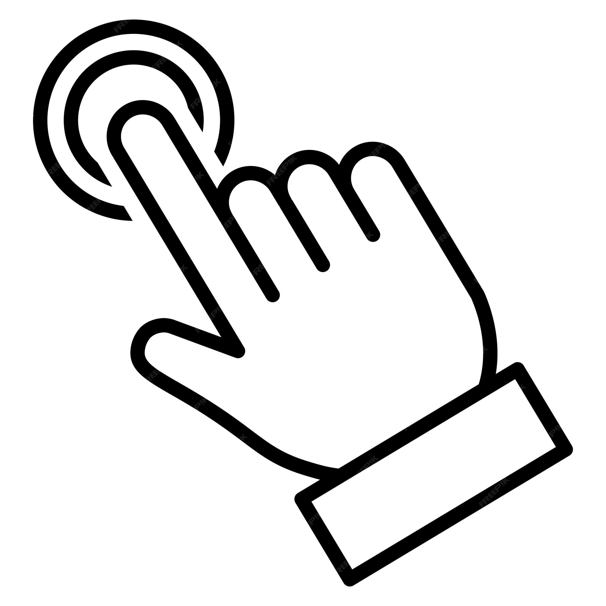 Premium Vector Cursor Iconsclickable Cursor Icons Pointer Mouse Cursor Clicking Hand Pointing