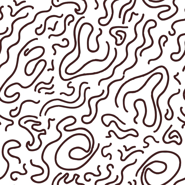Premium Vector | Curved and wavy lines abstract seamless pattern Premium Vector | Curved and wavy lines abstract seamless pattern