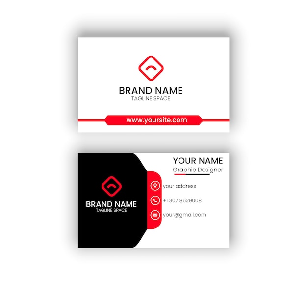 Premium Vector | Custom business card design Premium Vector | Custom business card design