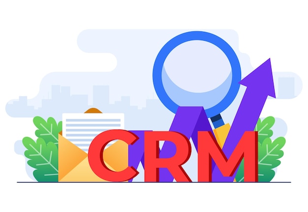 Premium Vector | Customer Relationship Management Premium Vector | Customer Relationship Management
