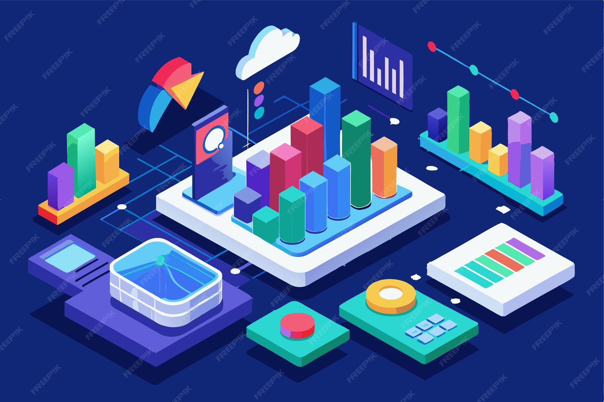 Customizable Data Visualization Tools And Analytics Graphs Showcase