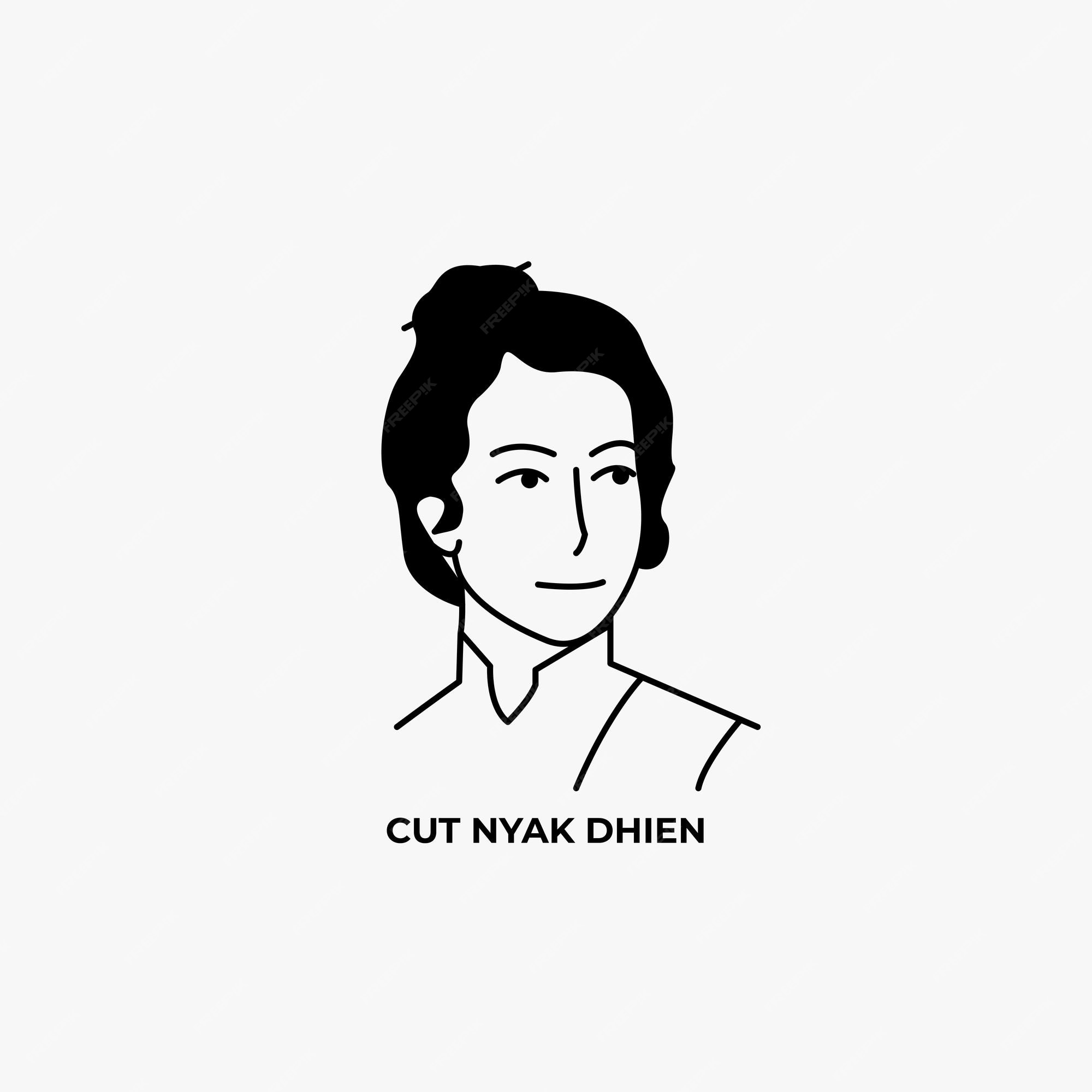 Premium Vector | CUT NYAK DHIEN Premium Vector | CUT NYAK DHIEN