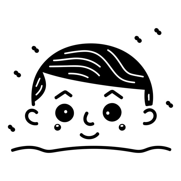 Premium Vector | Cute boy face icon Simple illustration of cute boy ... Premium Vector | Cute boy face icon Simple illustration of cute boy ...