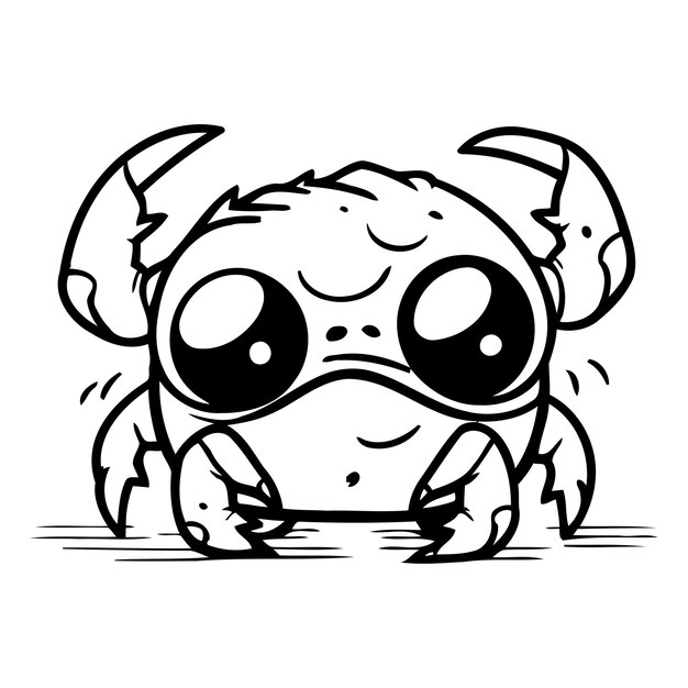 Premium Vector | Cute cartoon crab vector illustration of a funny red crab Premium Vector | Cute cartoon crab vector illustration of a funny red crab