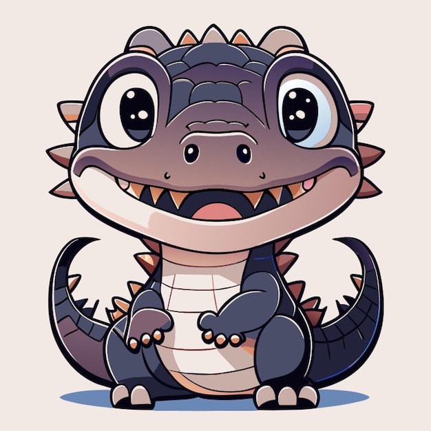 Premium Vector | A cute crocodile vector illustration Premium Vector | A cute crocodile vector illustration
