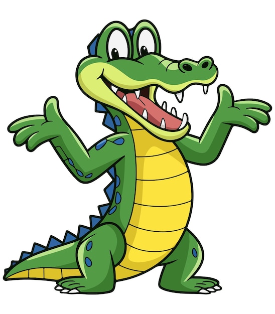 Premium Vector | Cute Crocodile Vector Premium Vector | Cute Crocodile Vector