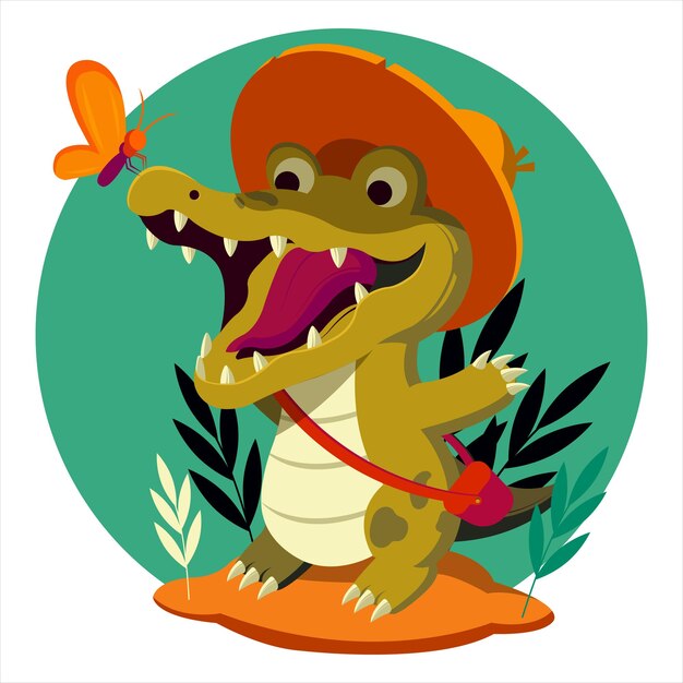 Premium Vector | Cute Crocodile Vector Premium Vector | Cute Crocodile Vector