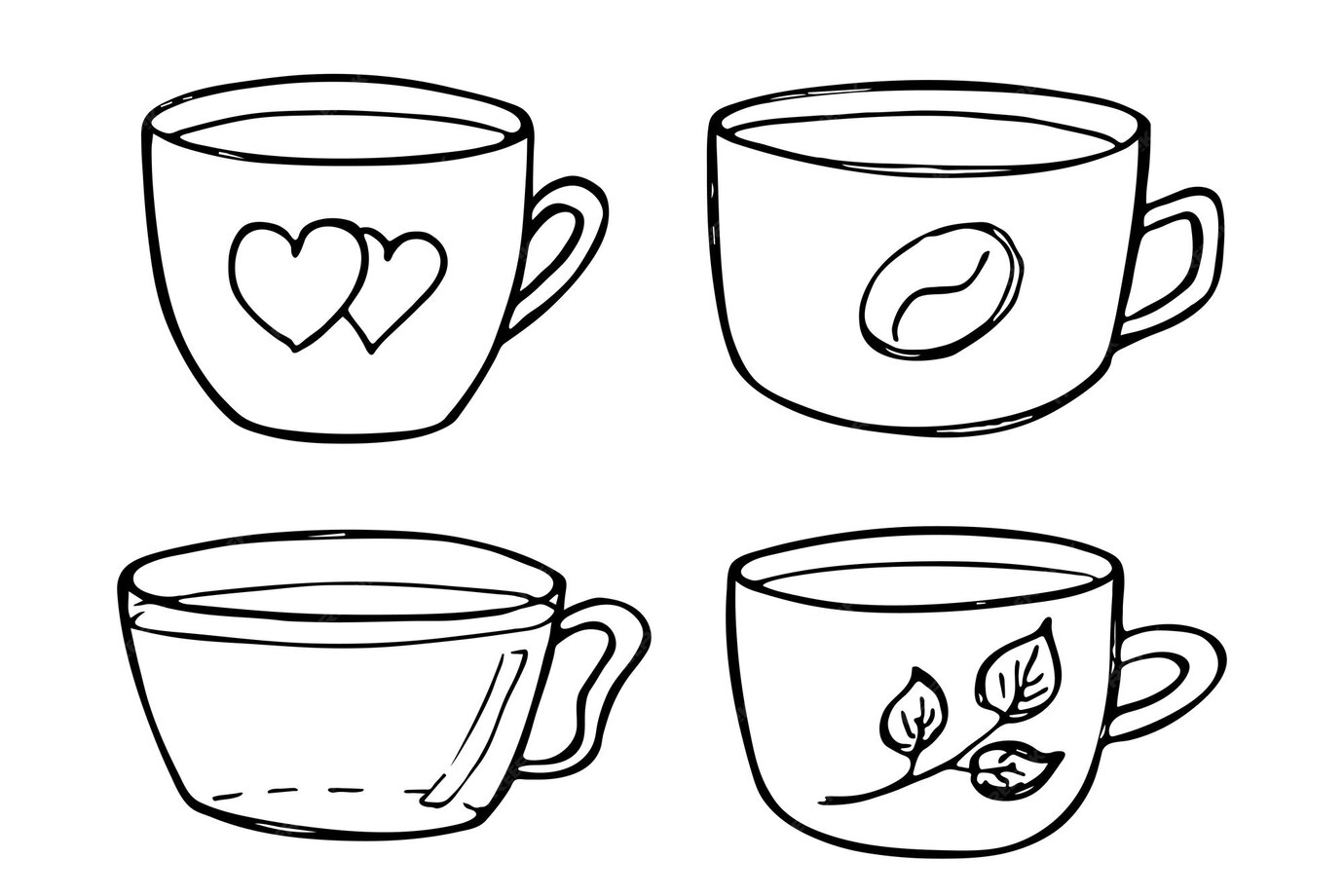 Illustrazione di una tazza di tè e caffè carina clipart della tazza ... Illustrazione di una tazza di tè e caffè carina clipart della tazza ...