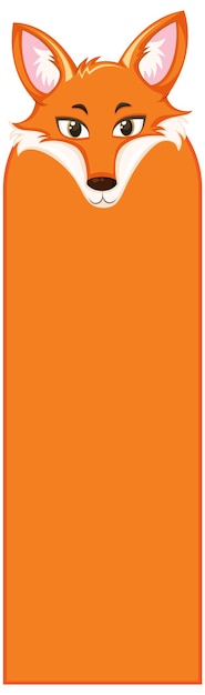 Premium Vector | Cute Fox Vector Illustration Banner Premium Vector | Cute Fox Vector Illustration Banner