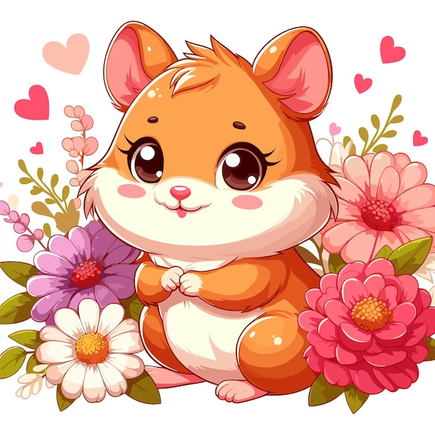 Premium Vector | Cute Hamster Vector Cartoon illustration Premium Vector | Cute Hamster Vector Cartoon illustration