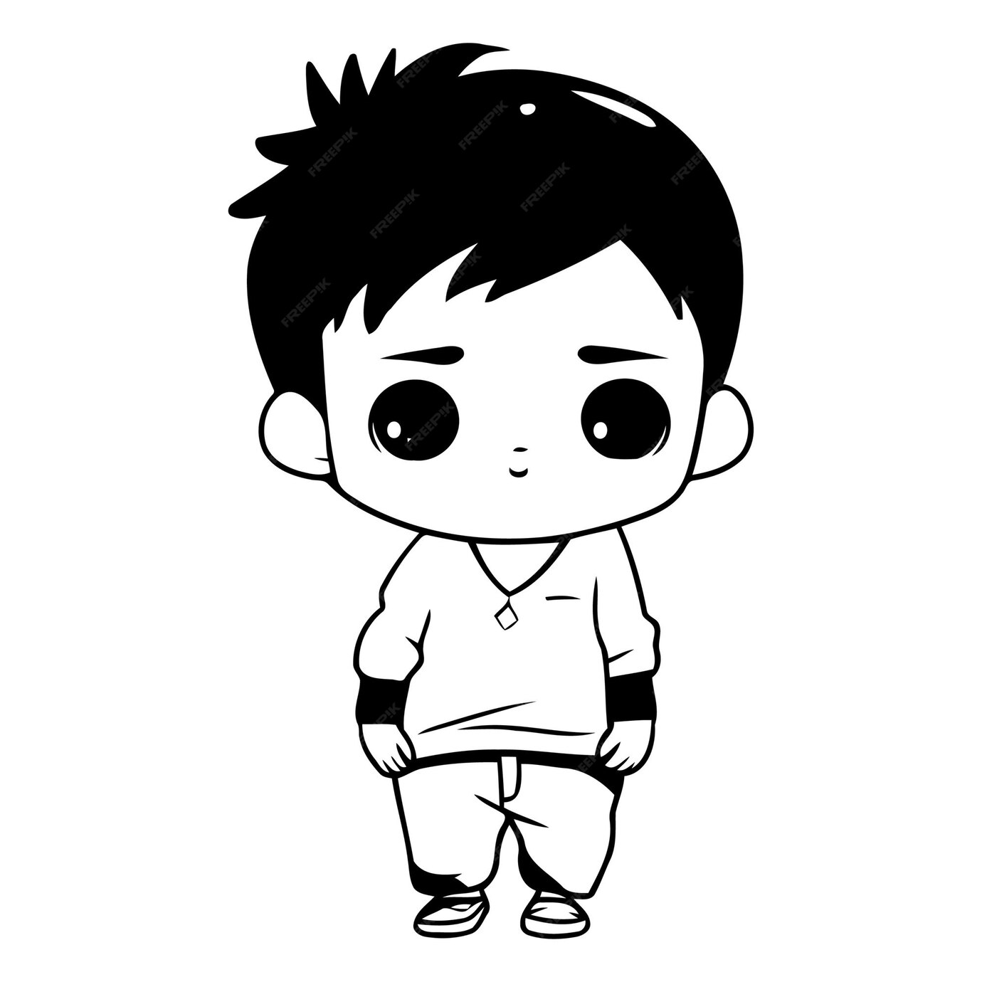 Premium Vector | Cute little boy cartoon vector illustration Cute ... Premium Vector | Cute little boy cartoon vector illustration Cute ...