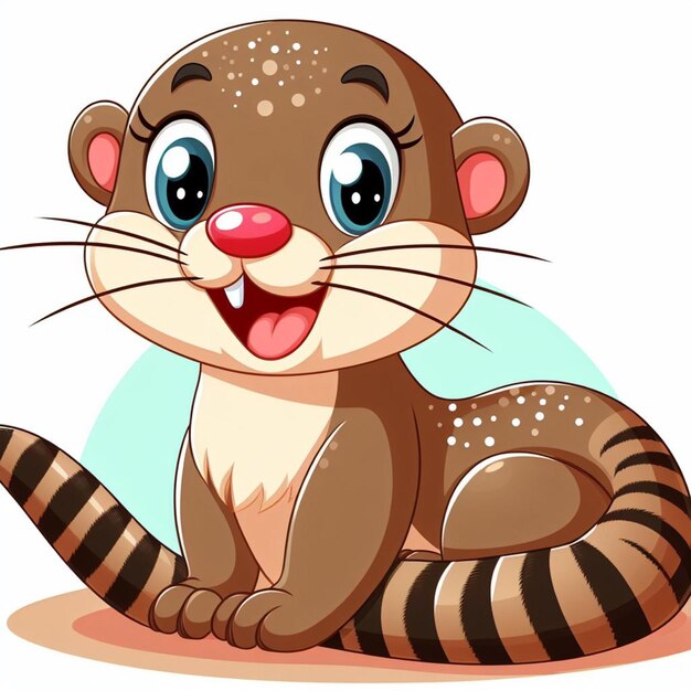 Premium Vector | Cute Mongoose Vector Cartoon illustration Premium Vector | Cute Mongoose Vector Cartoon illustration